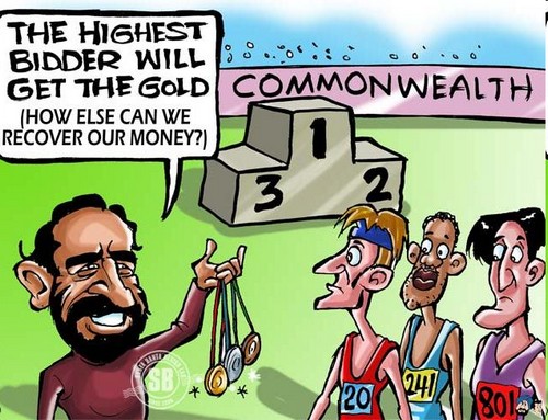 Hilarious Commonwealth Games 2010 Cartoons Ever Seen