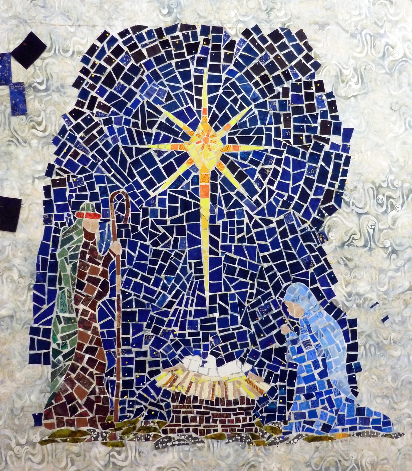 I'm working on a project (revisited): The Nativity Quilt