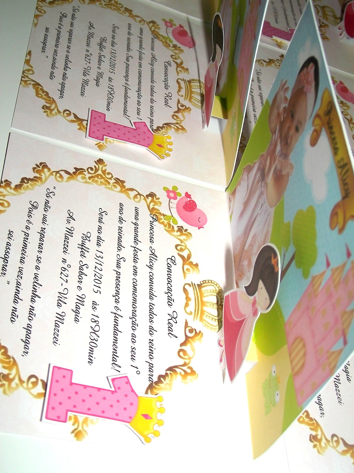 Convite Princesa Alicy