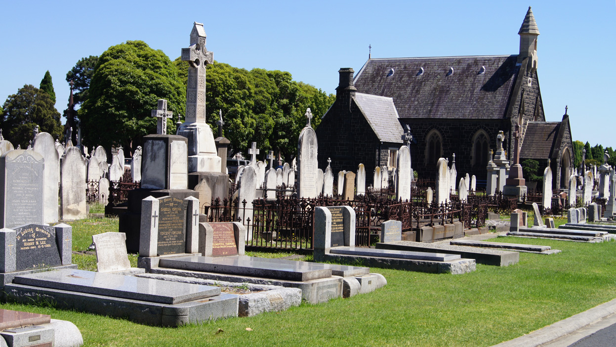 MAP: MELBOURNE CEMETERY MONUMENTS