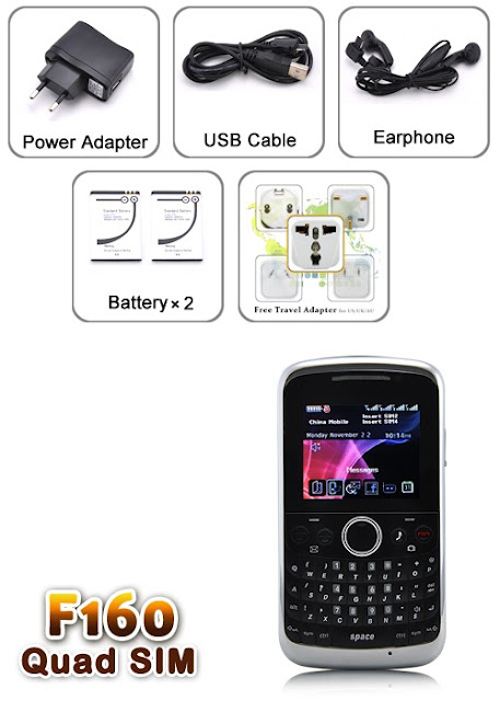 World's First Quad SIM Card Cellphone - Flying F160 ~ Blogging Inspiration
