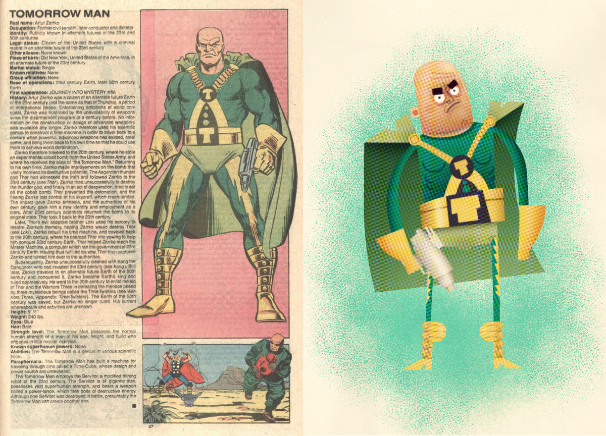 The Official Handbook to the Marvel Universe - REDUX Edition: TOMORROW ...