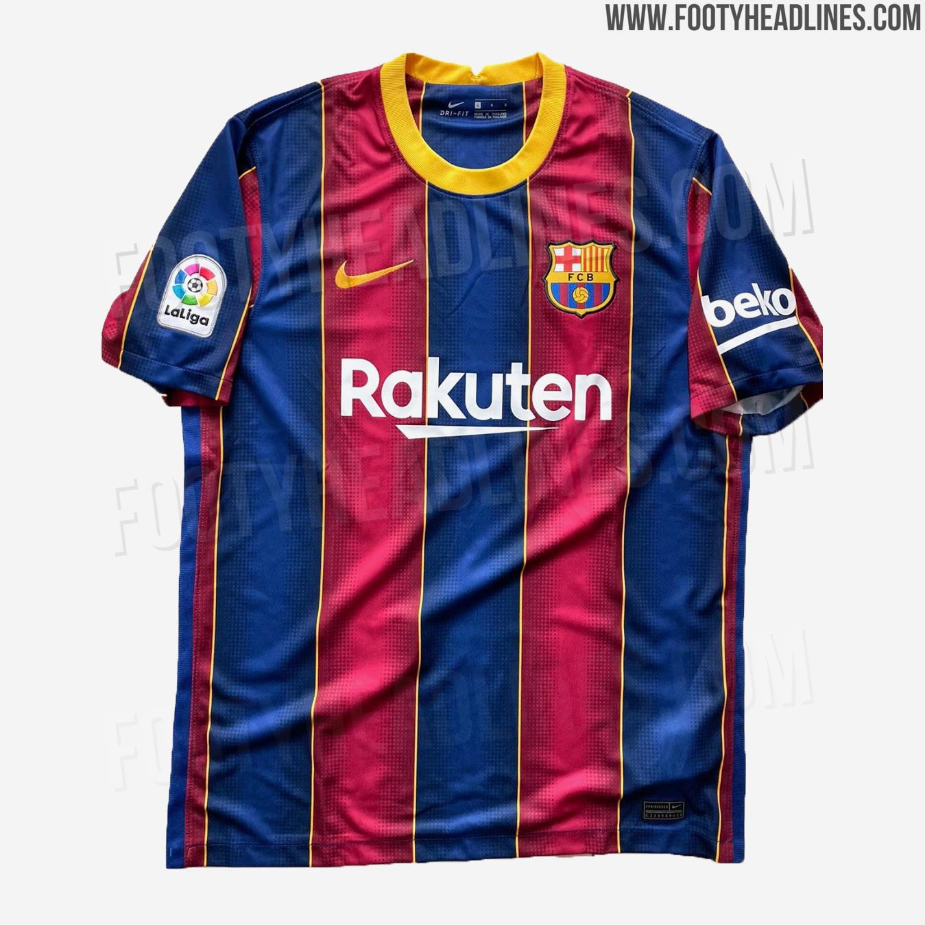 FC Barcelona 20-21 Home Kit Leaked - Vapor Match + Shorts + Socks ...