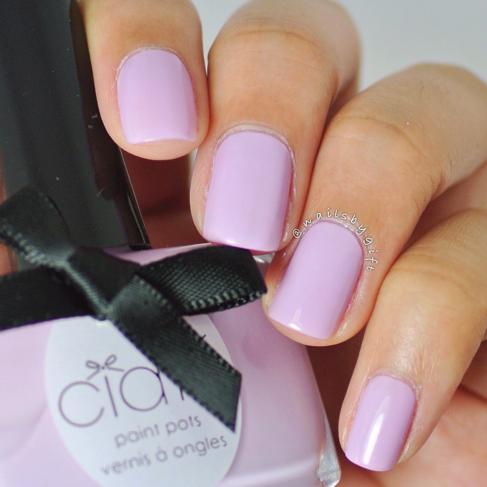 Nails by Gift: Ciate Cookies and Cream + Sugar Plum + Hoopla Swatch
