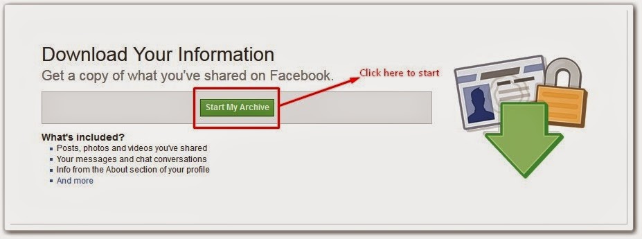 How to download your complete Facebook Timeline information | naveengfx
