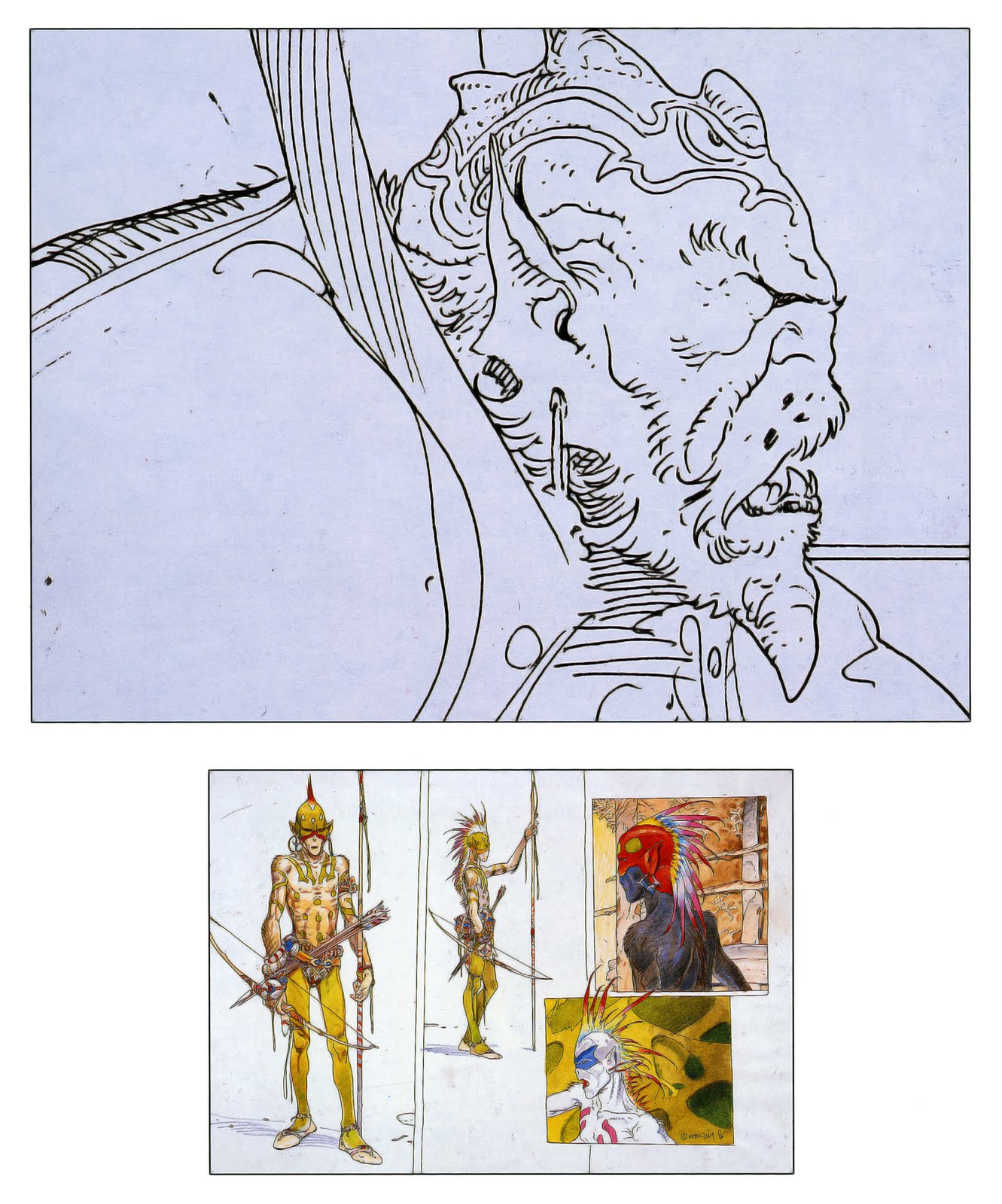 Moebius' 'Willow' Illustrations Are A Fantasy Come True « Film Sketchr