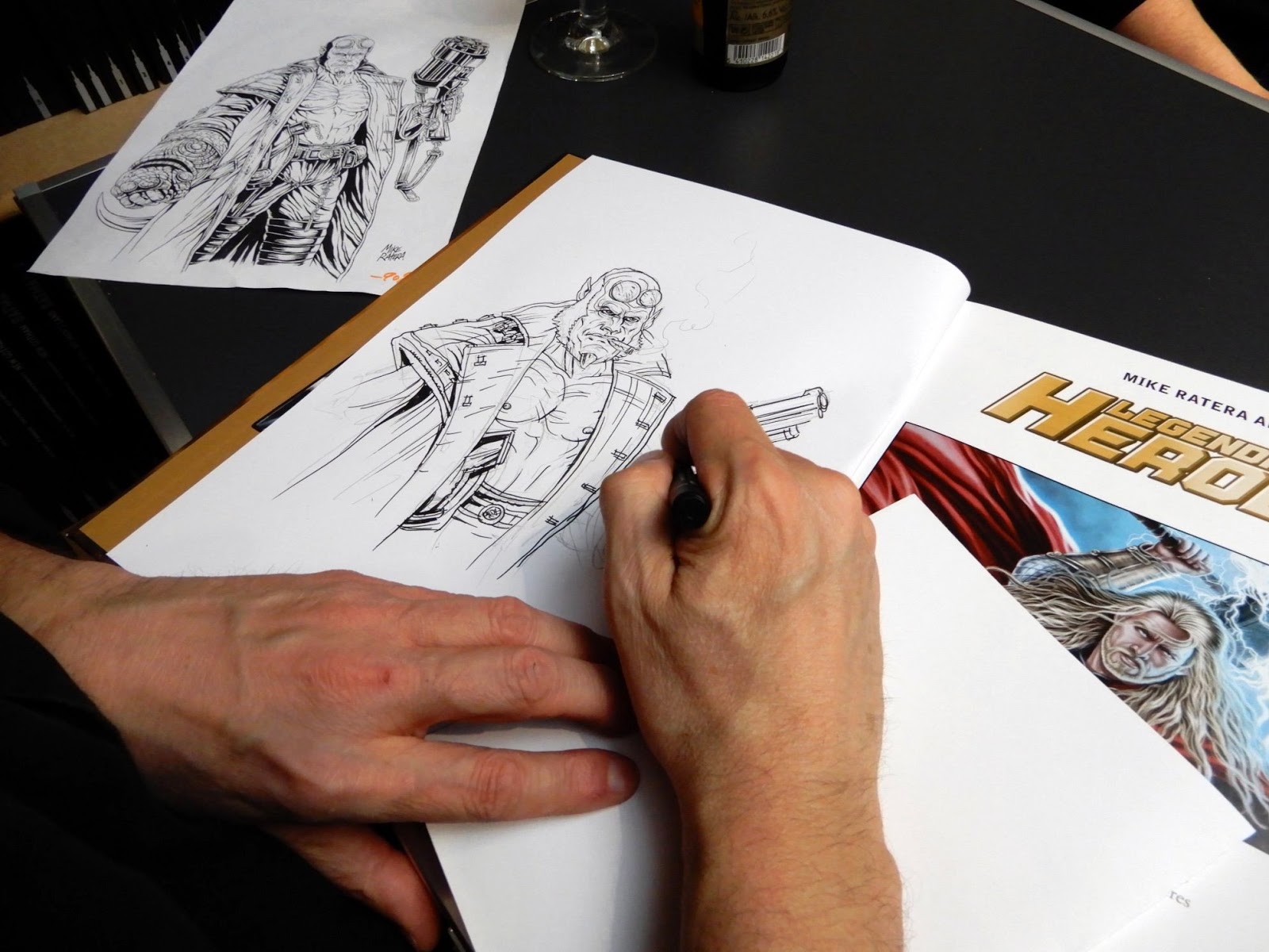 MIKE RATERA ARTBLOG: LEGENDARY HEROES - Dedicated Drawings (1)