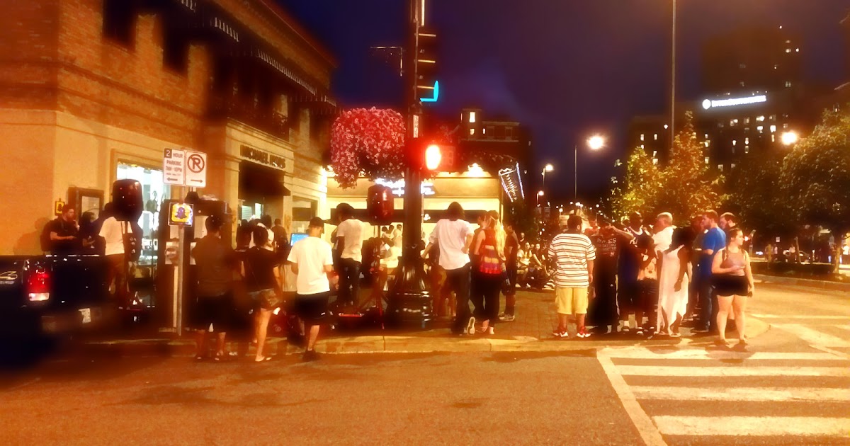 Scenes From Kansas City Sunday Night