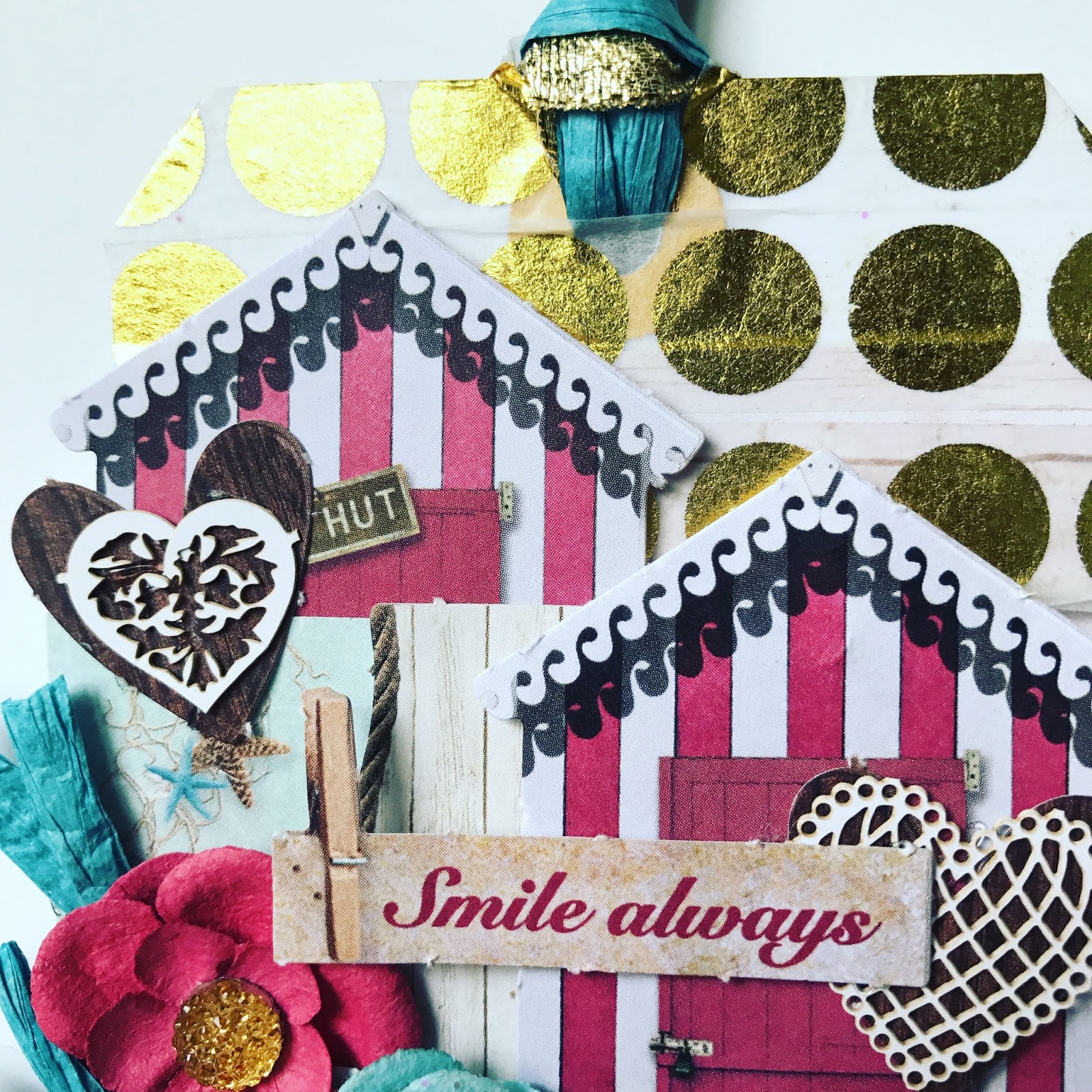 The Artsy Fox: Beach Themed Easy Tag Tutorial