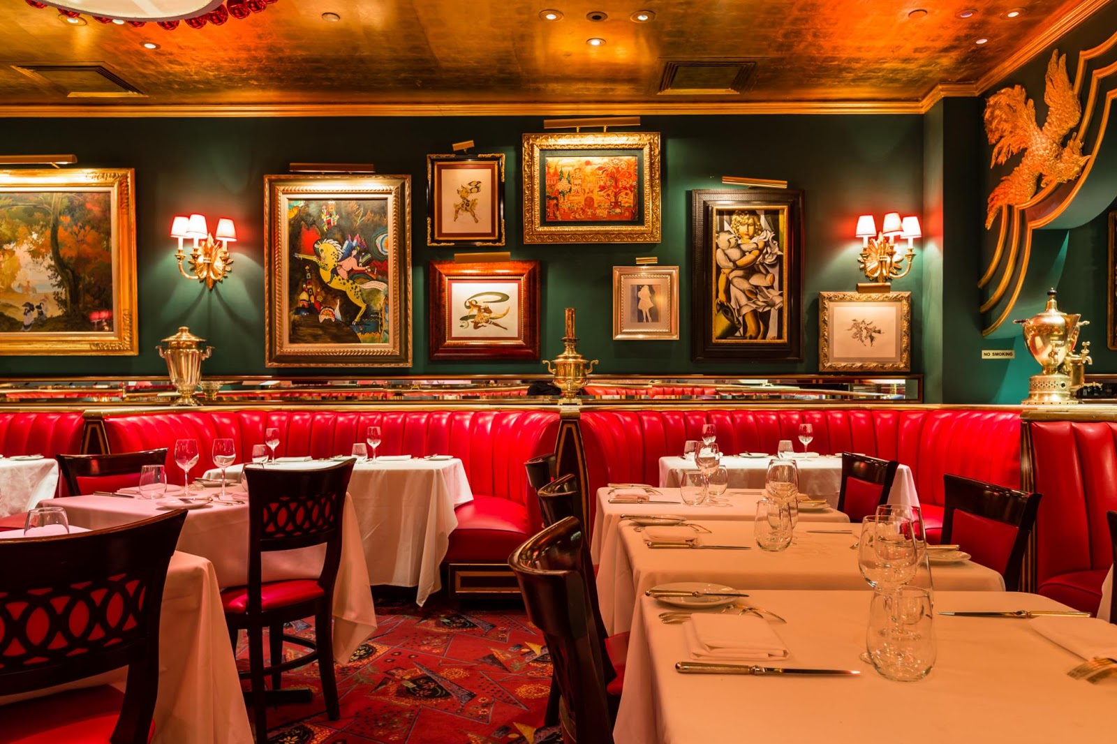 ART and ARCHITECTURE, mainly: Russian Tea Room, New York