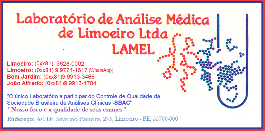 Conheça a Lamel o único laboratório participante do SBAC de Limoeiro e ...