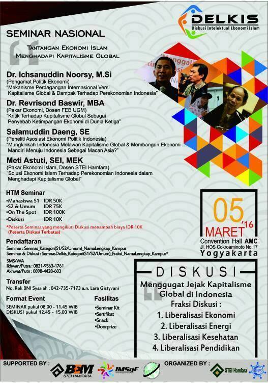 Seminar - Diskusi Intelektual Ekonomi Islam ( 5 Maret 2016 ...