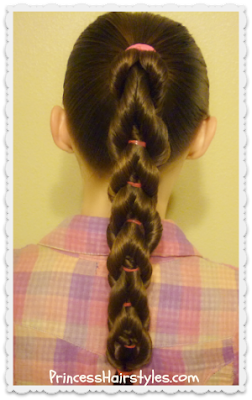Twisted Pull Through Braid Hairstyle | Hairstyles For Girls - Princess ...