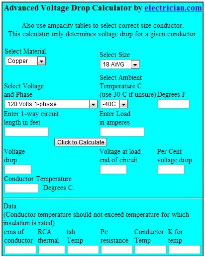 Voltage Drop Calculations- Part Five ~ Electrical Knowhow