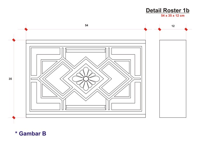 GRC ARTIKON: DESAIN dan GAMBAR DETAIL LOSTER