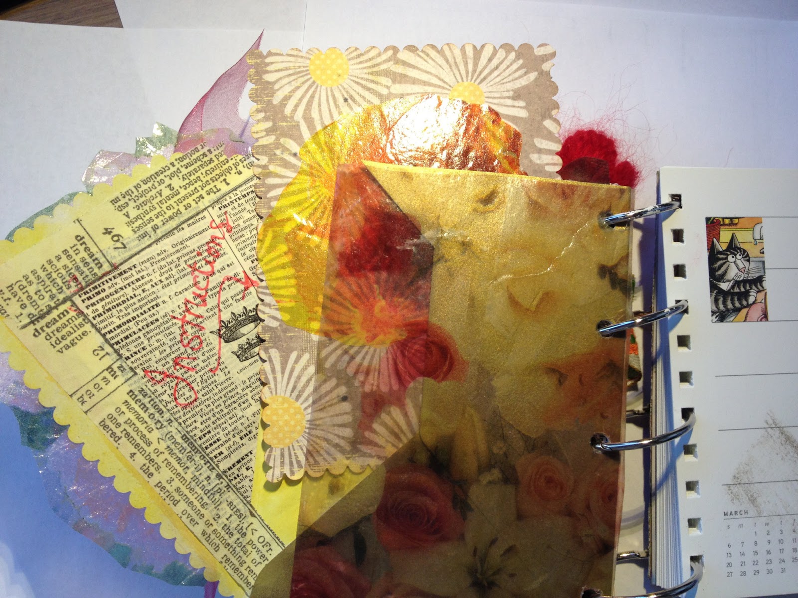 altered book studio.....: Altered Book - Flower Techniques