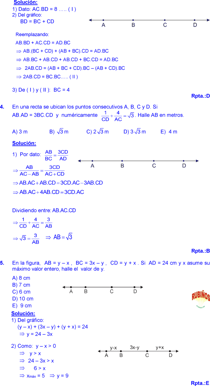 Segmentos problemas resueltos