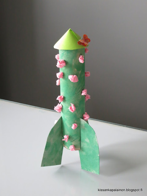 Kissankäpälä: Raketti askartelu, rocket craft