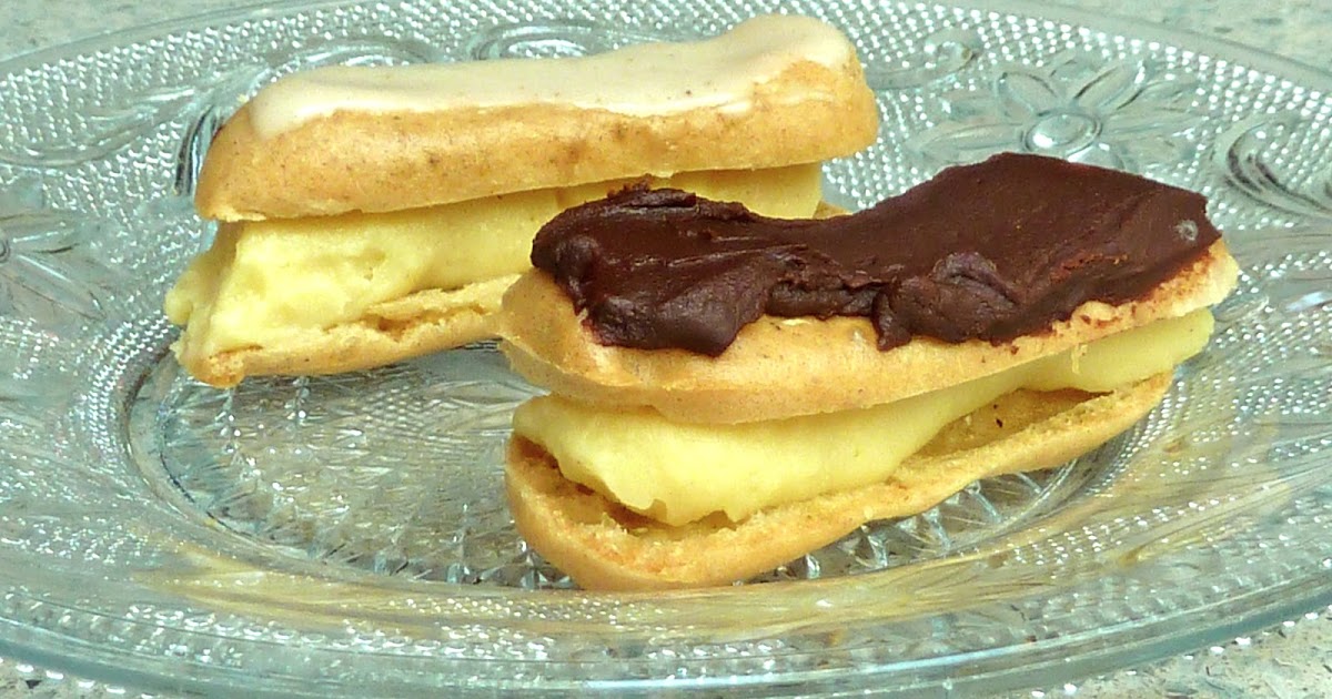 Gluten Free Baking Bear: GLUTEN FREE ÉCLAIRS AND GLUTEN FREE EGGNOG ...