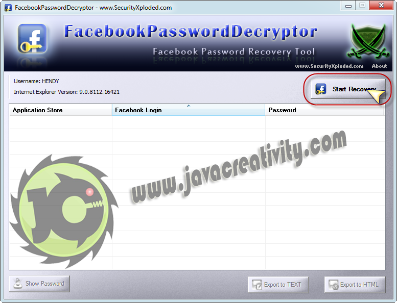 Facebook Password Decryptor – Hack Facebook Dengan Software Ini ...