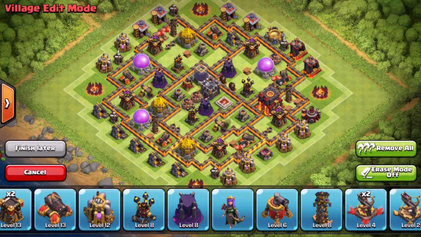 War Base TH8 | Clash of Clans Mundial