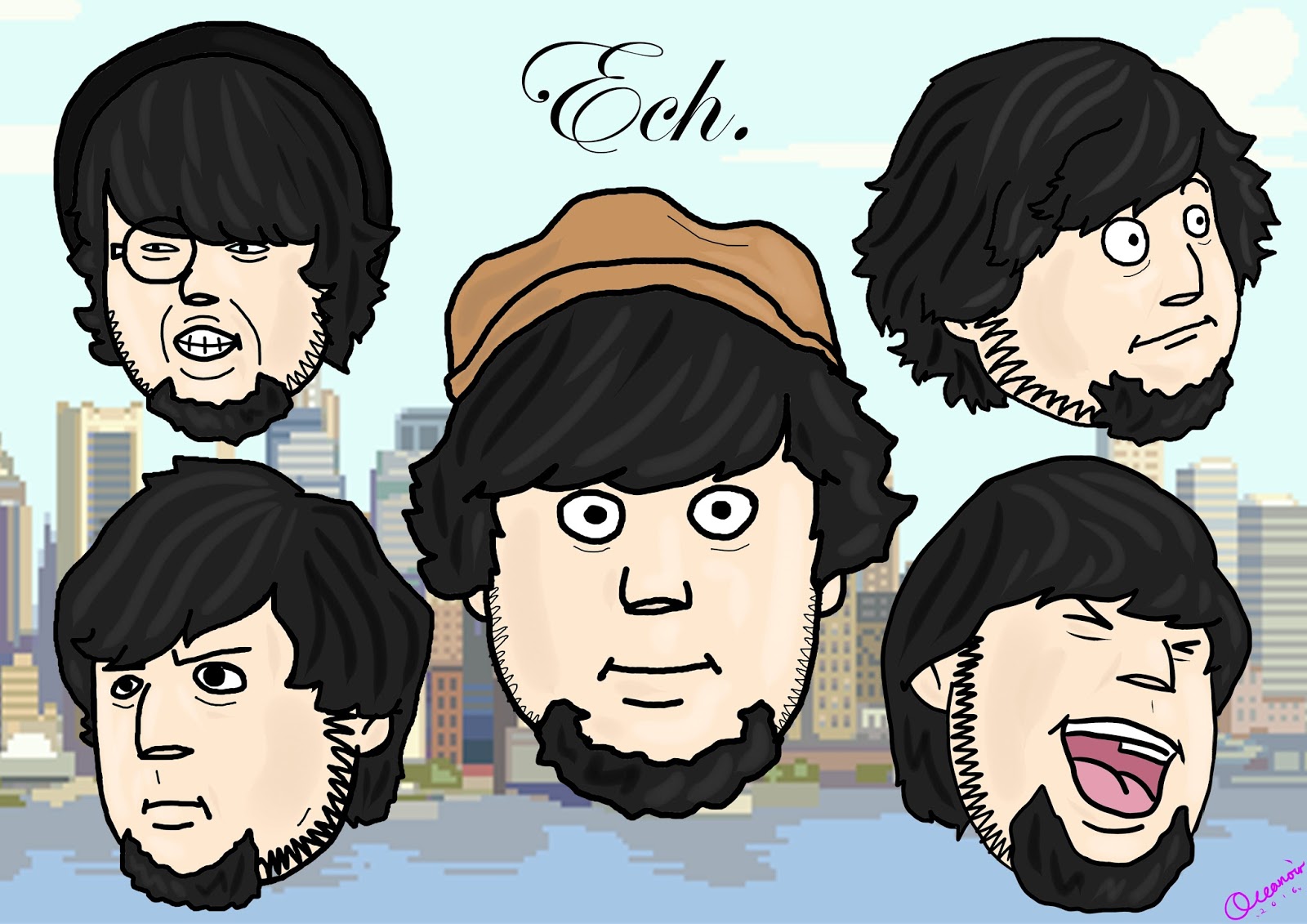 BearCat Art: The Many (Adorable) Faces of JonTron