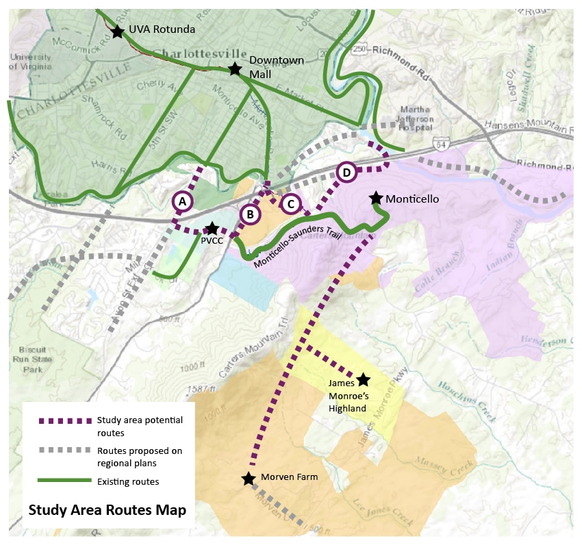 Monticello Road: Charlottesville to Monticello and Beyond