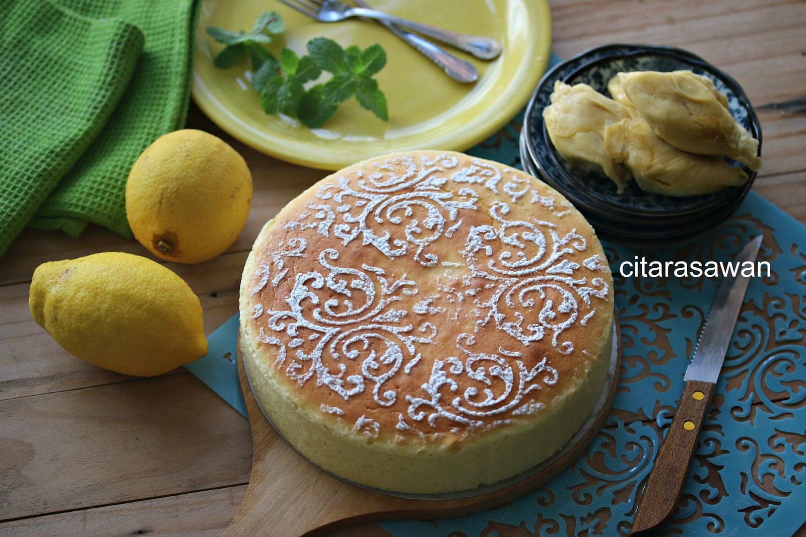 Japanese Durian Cheesecake / Kek Keju Durian ~ Must Read!