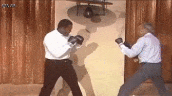 Basement Gym Boxing: Johnny Carson Fights The Odds: GIF Spotlight
