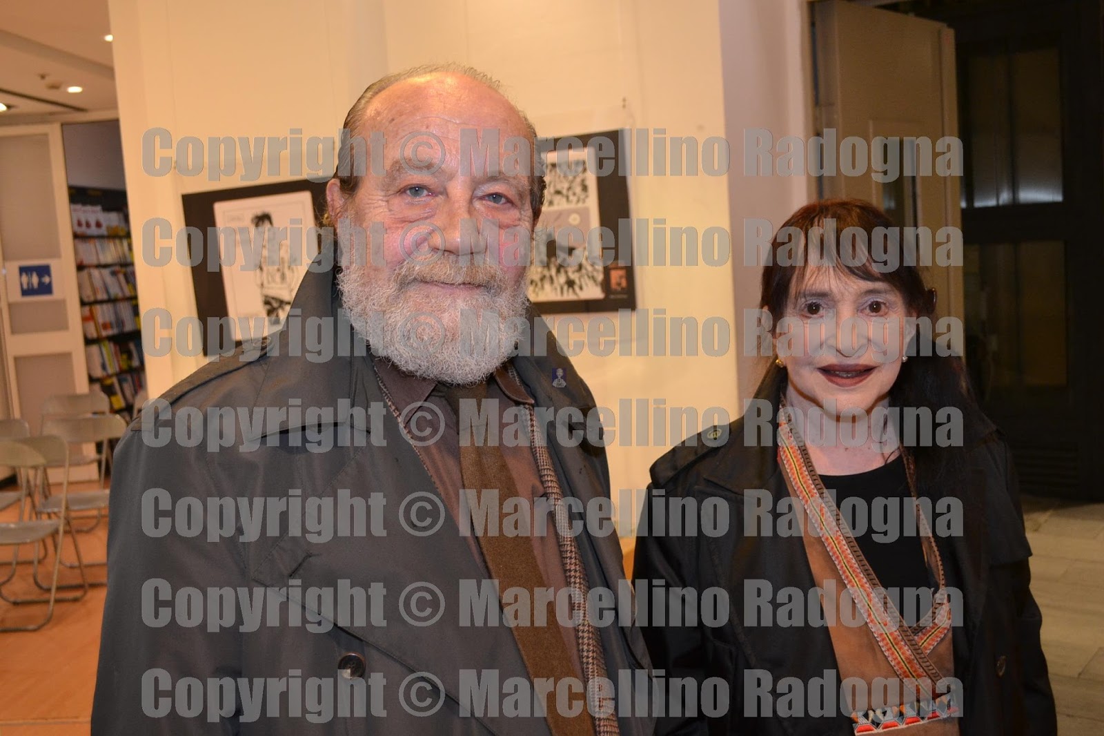 Marcellino Radogna - Fotonotizie per la stampa: Giorgio Ferrara con la moglie Adriana Asti