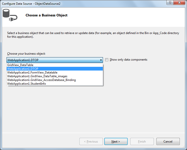 Asp 4 Tutorials Binding Formview With Datatable Using Objectdatasource C