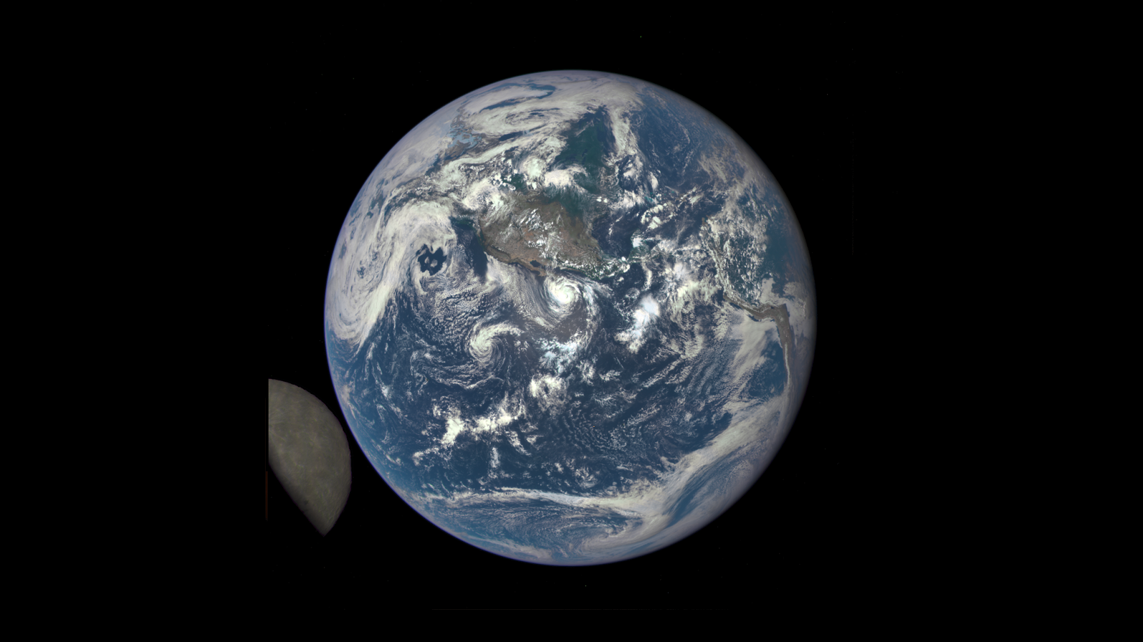 Earth and the far side of the Moon seen by DSCOVR Observatory | Earth Blog