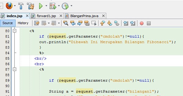 Membuat Bilangan Prima dan Fibonacci dengan JSP menggunakan Netbeans ...
