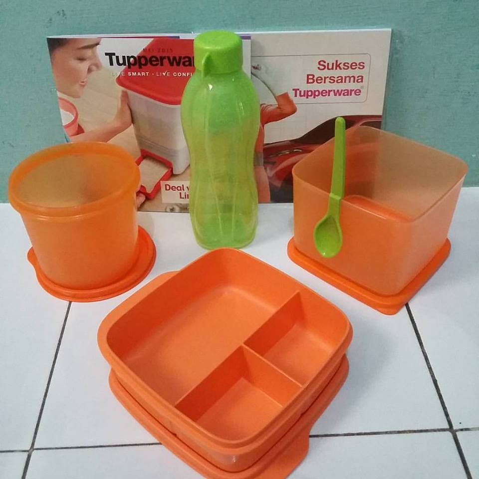 TOKO TUPPERWARE ONLINE : TUPPERWARE LUNCH SET