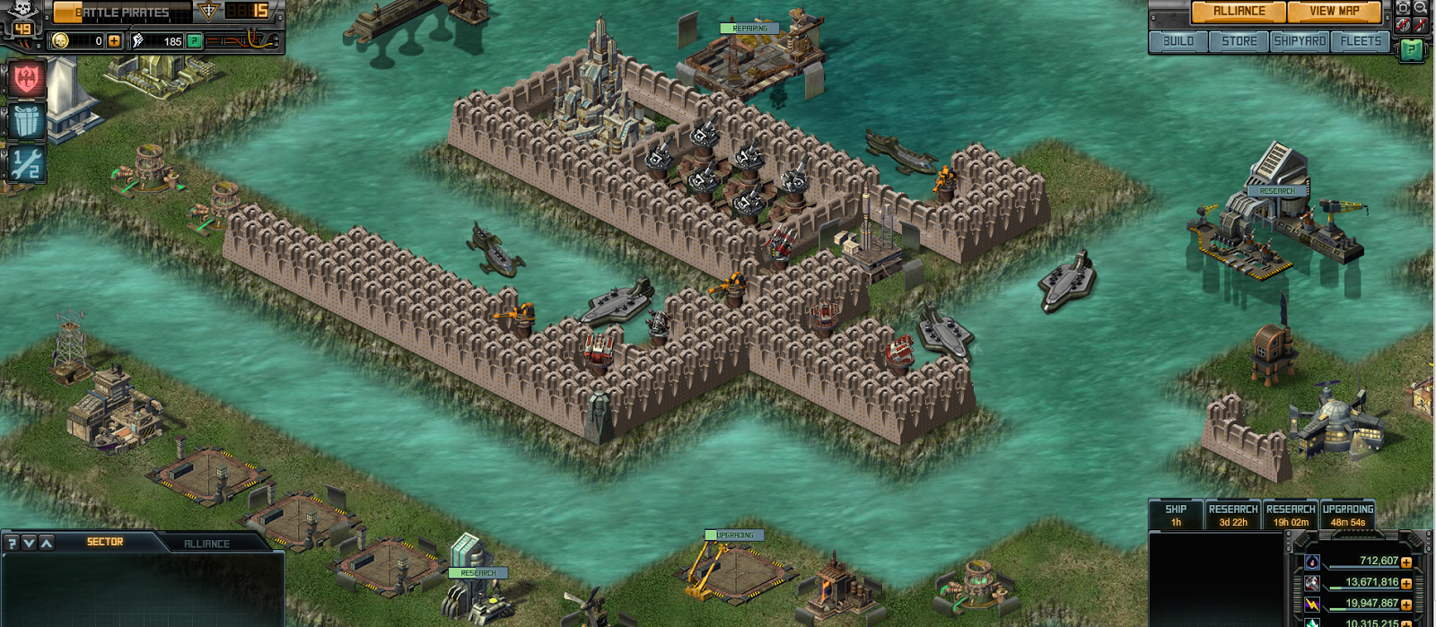 Medjik Battle Pirates Tips: Base Layout