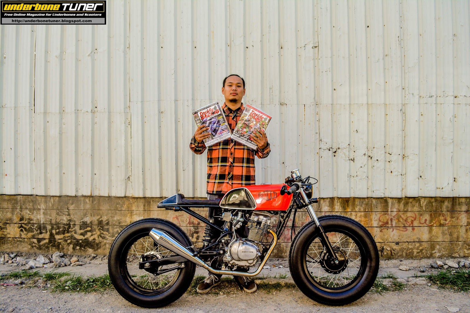 underbone tuner: Built like a Bullet: Honda TMX Cafe Racer by Revolt Cycles
