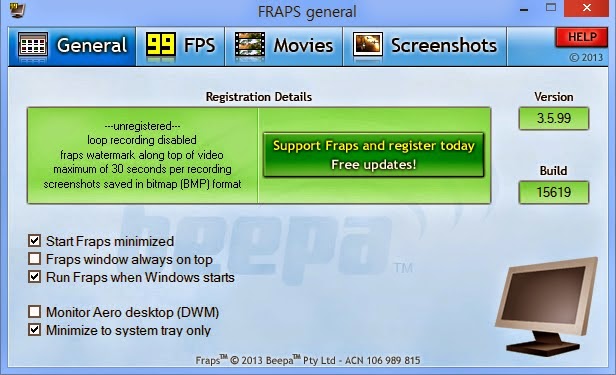 Fraps(프랩스) 사용법 - Gpresss