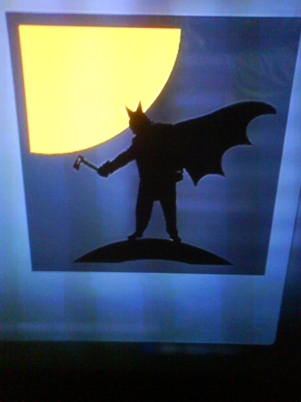 Emblems Black Ops: Batman shape against the moon