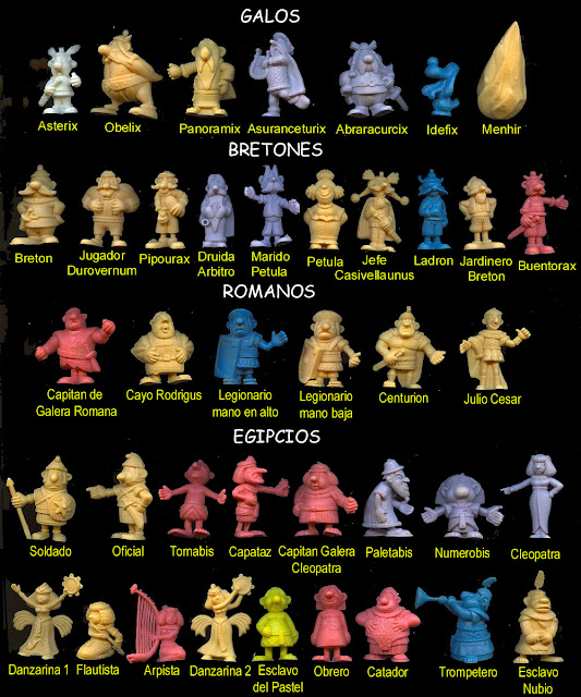 Figuras promocionales: Figuras de Asterix españolas
