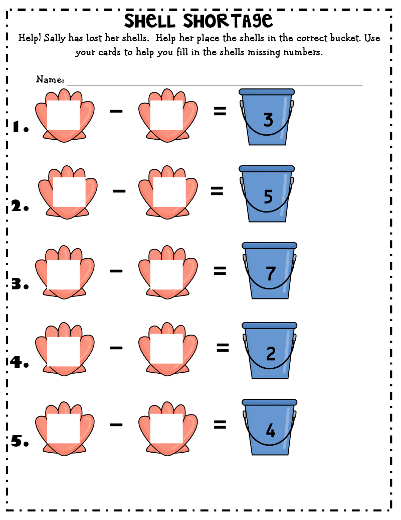 Fruit Loop Frenzy & Subtraction Seashells | The Weekly Hive