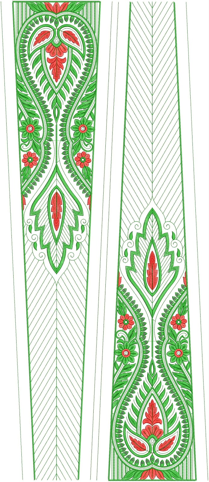 EmbDesignTube: Jal Pari Lehenga Kali Designs 2012