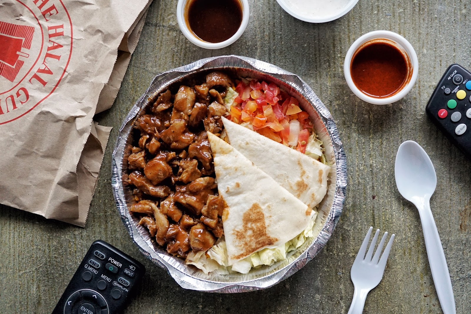What Mary Loves: First Bite: The Halal Guys' Spicy Chicken BBQ