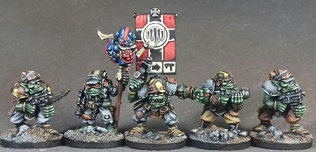 Realms of Chaos: Rogue Trader : Battle at the Farm - Ork troops