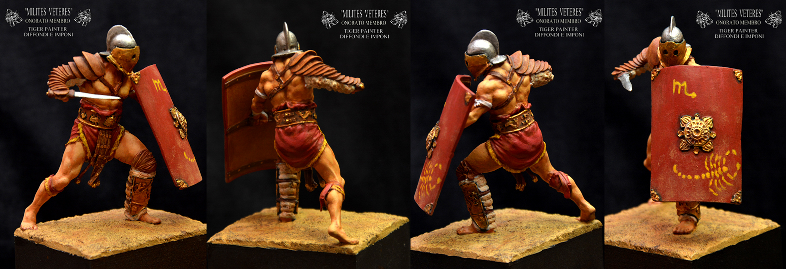 Fotomago Custom e Miniature: Gladiatore Secutor Pegaso Models 75mm (17/ ...
