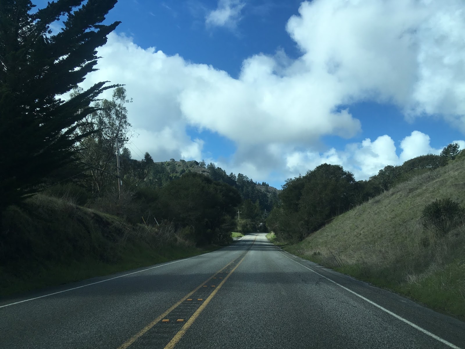 California State Route 84 over the Santa Cruz Mountains from I-280 west ...
