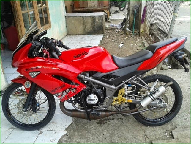 32+ Ide Top Modifikasi Ninja Rr Jari Jari Warna Merah