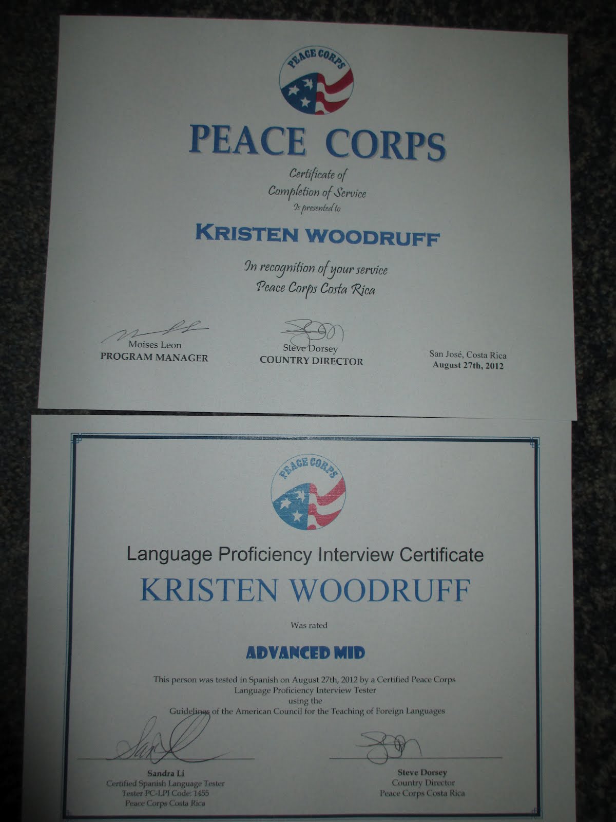 Peace Corps Costa Rica According to Kristen