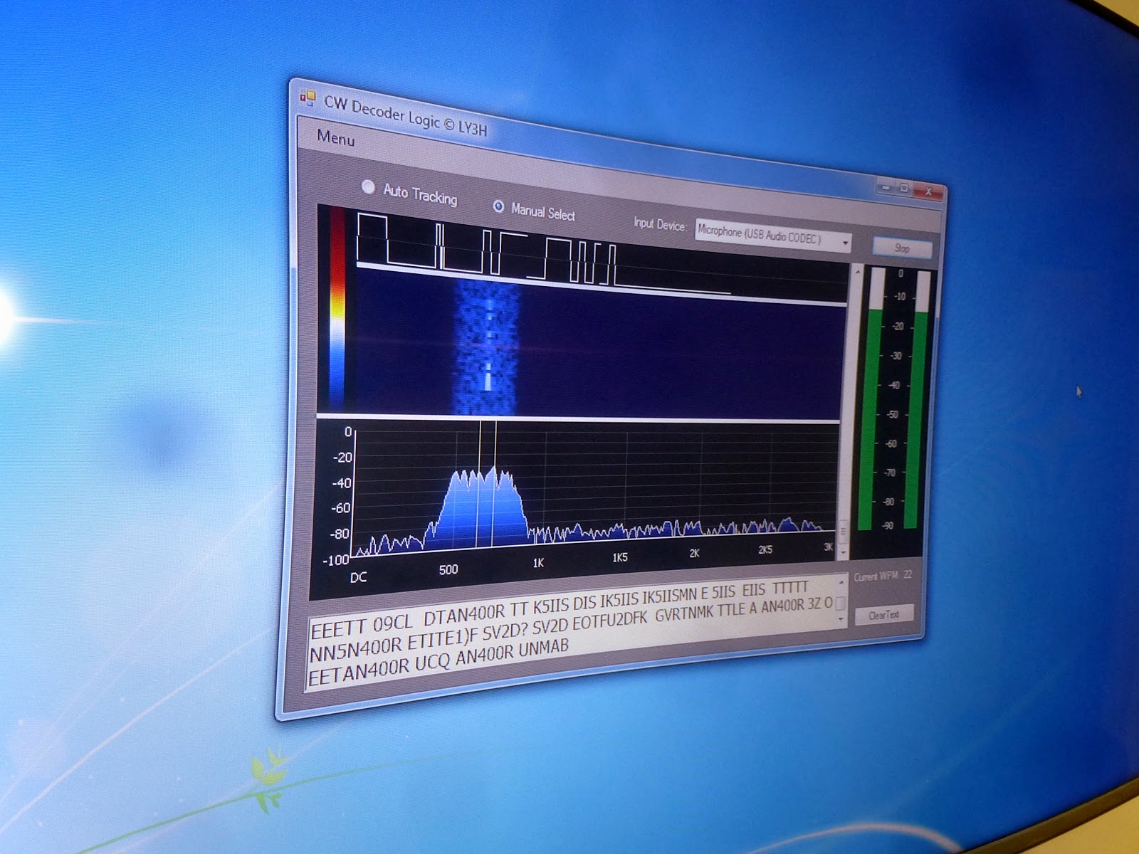 LY3LP laboratory: CW Decoder by LY3H