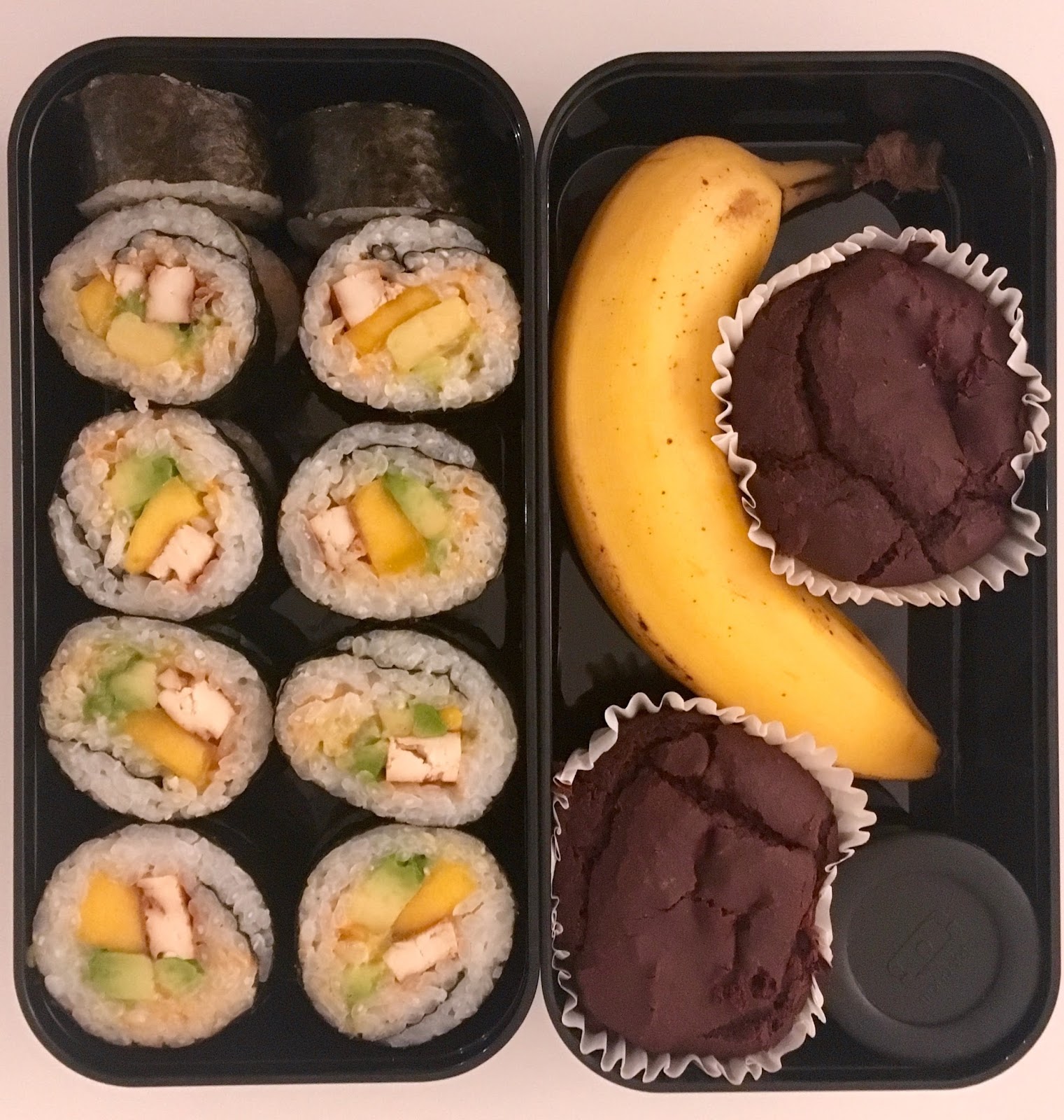 The Mango in the Sushi - My first bento