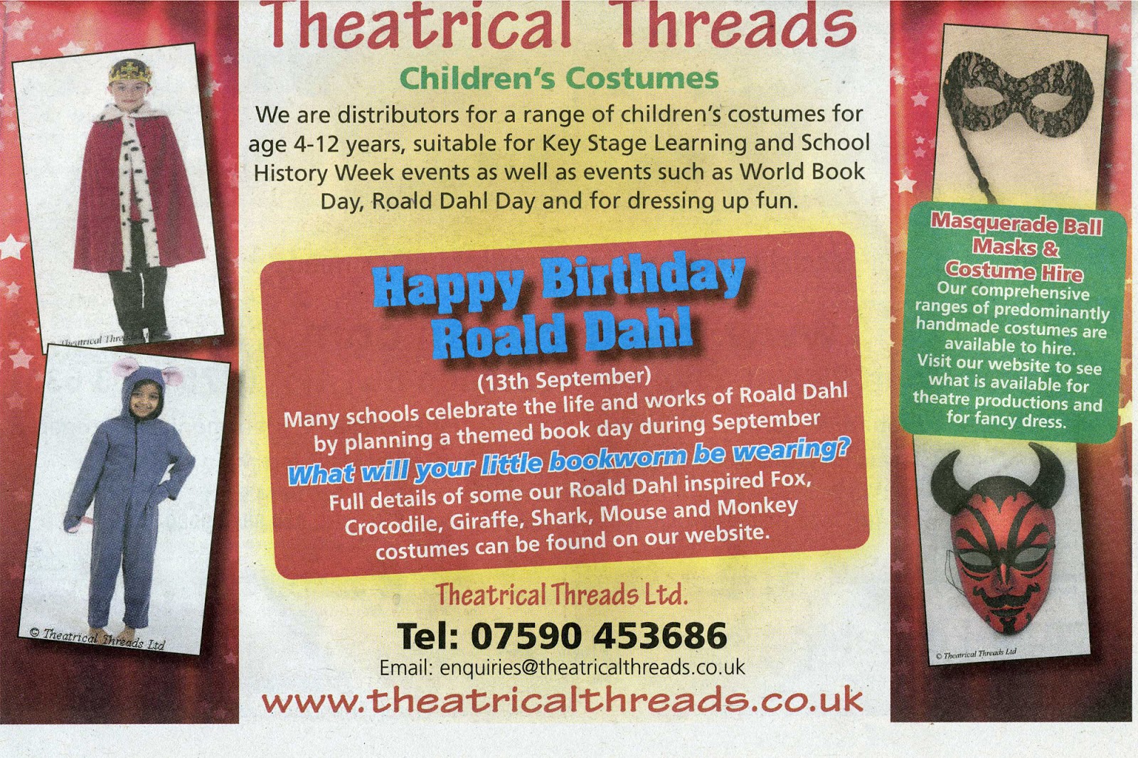 Theatrical Threads: Slough Observer Advertising